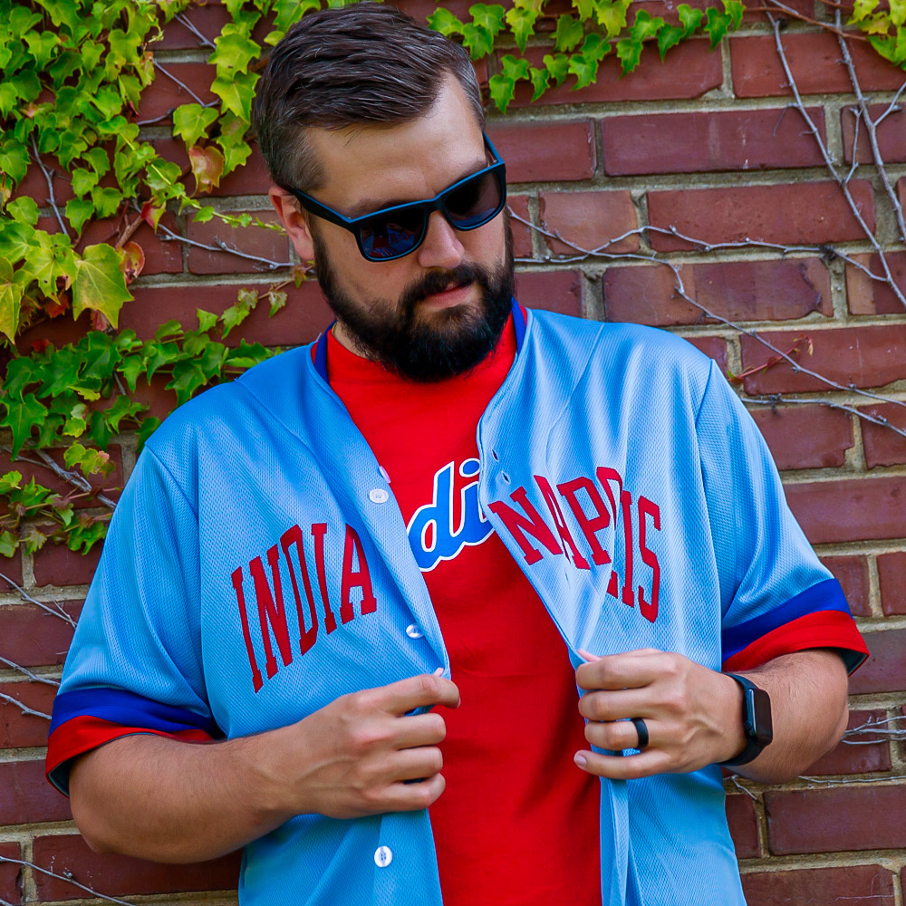 Indianapolis Indians Adult 1980's Retro Throwback Replica Jersey ...