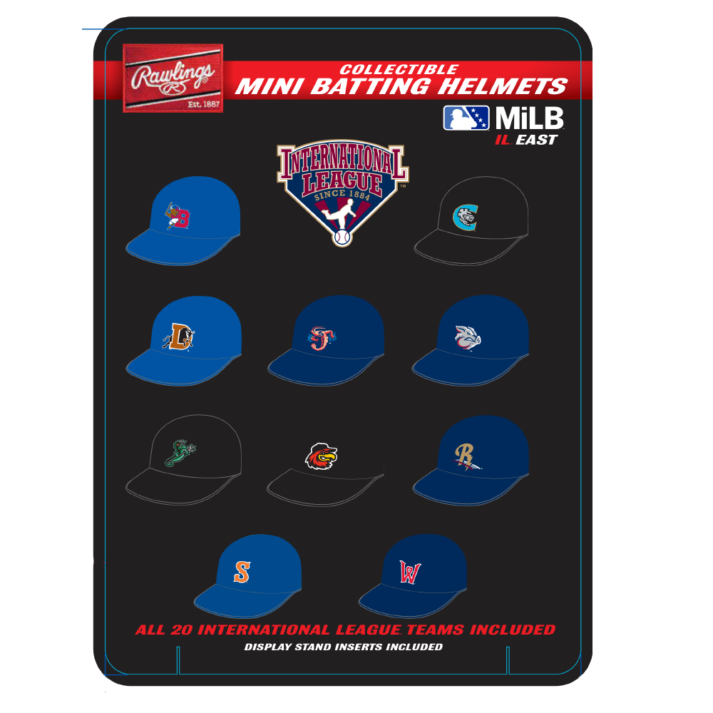 Indianapolis Indians Rawlings MiLB International League Mini Helmet St ...