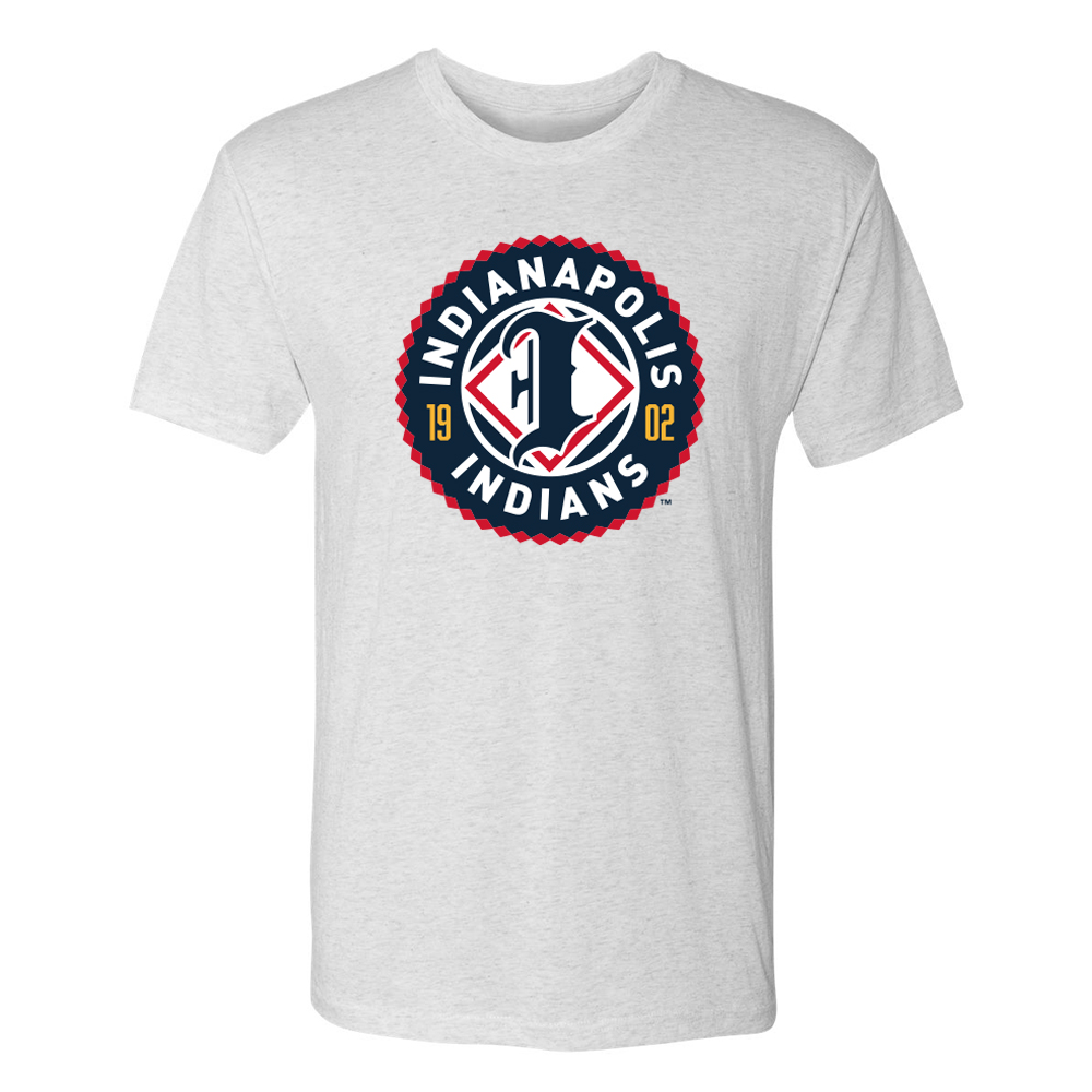 Indianapolis Indians Adult White Primary Logo Tee – Indianapolis ...