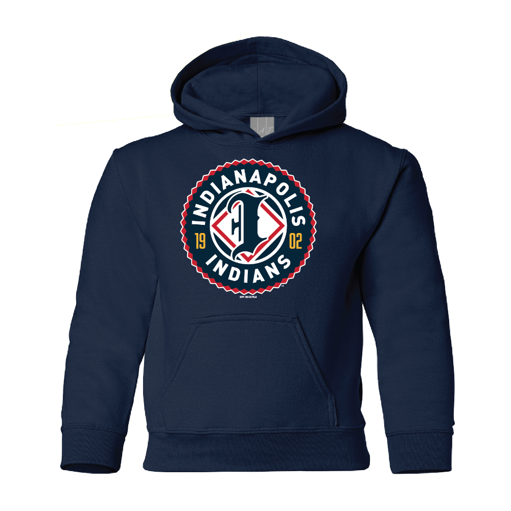 Indianapolis Indians Toddler Navy Primary Logo Hoodie – Indianapolis ...