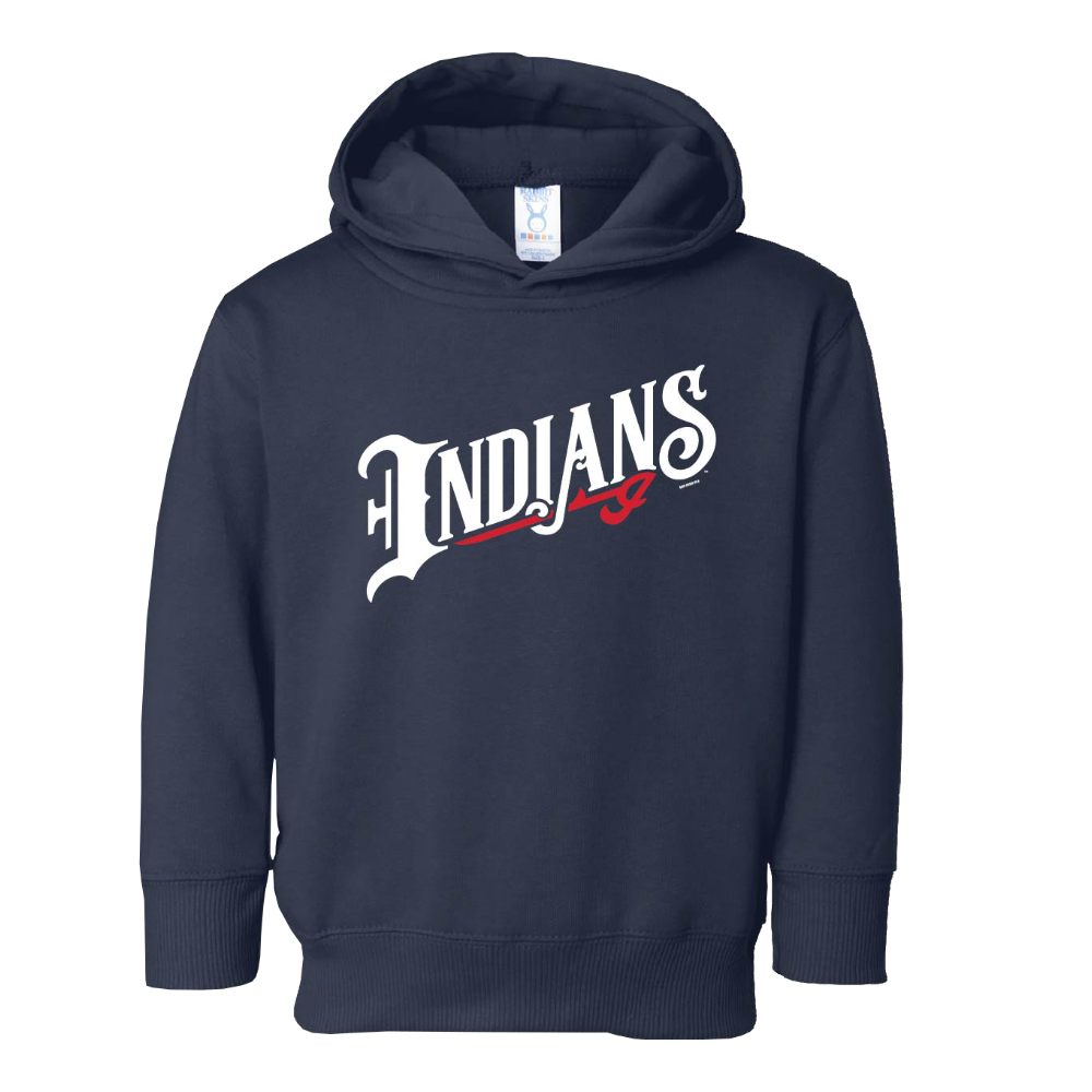 Indianapolis Indians Youth Navy Indians Wordmark Hoodie – Indianapolis ...