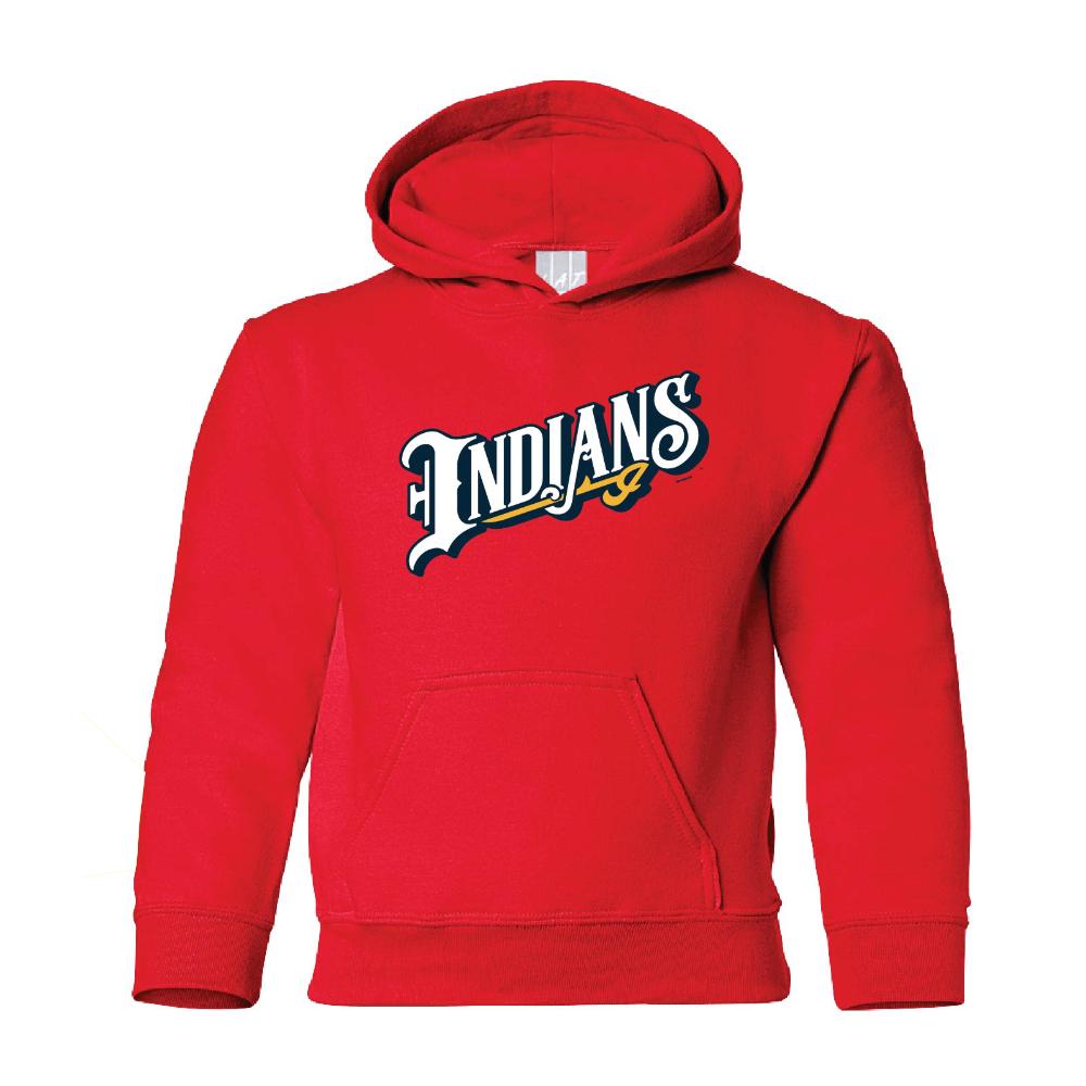 Indianapolis Indians Youth Red Indians Wordmark Hoodie – Indianapolis ...