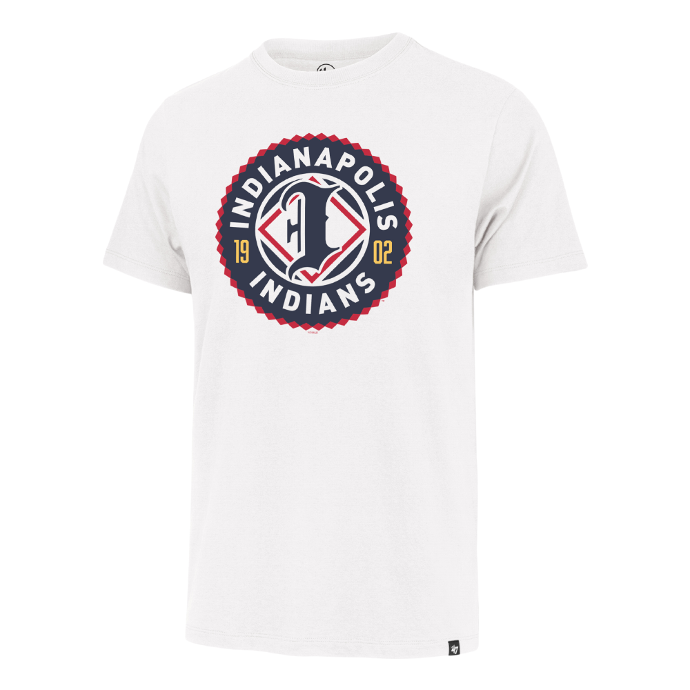 Indianapolis Indians '47 Adult White Primary Imprint Franklin Tee ...