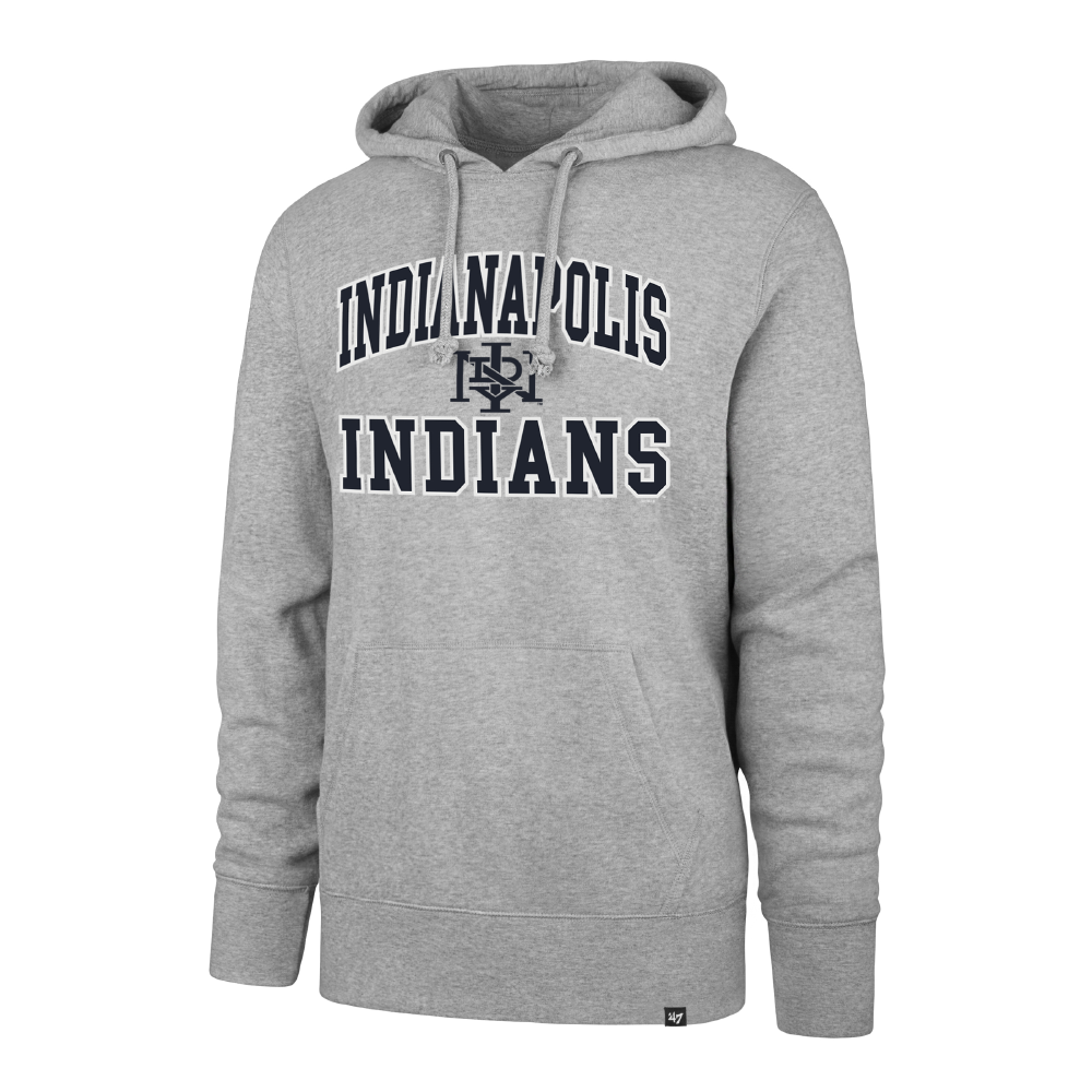 Indianapolis Indians '47 Adult Grey Road Velocity Hood – Indianapolis ...
