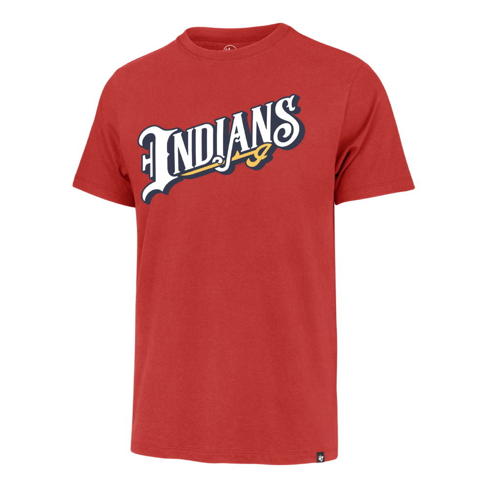 Indianapolis Indians '47 Adult Red Wordmark Franklin Tee – Indianapolis ...
