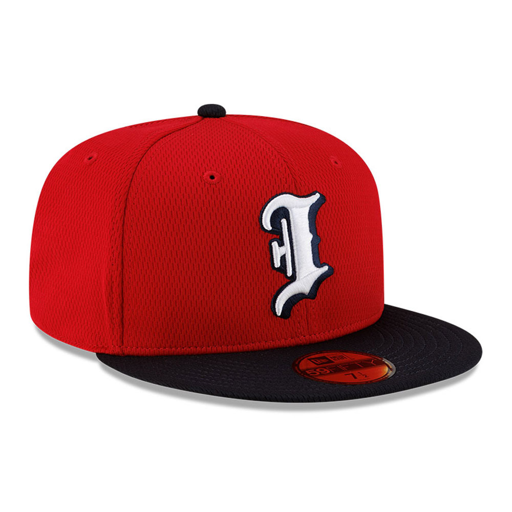Indianapolis Indians Red Batting Practice New Era Authentic Official O ...